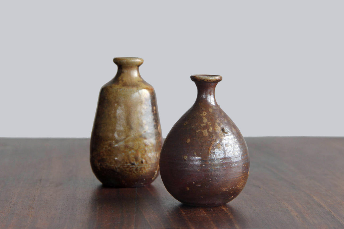 Miniature Sake Bottle | Bizen Pottery – KinsenTOKYO